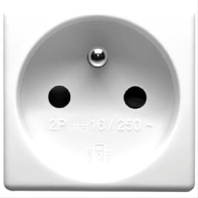 French socket | Gewiss GW20207 System White
