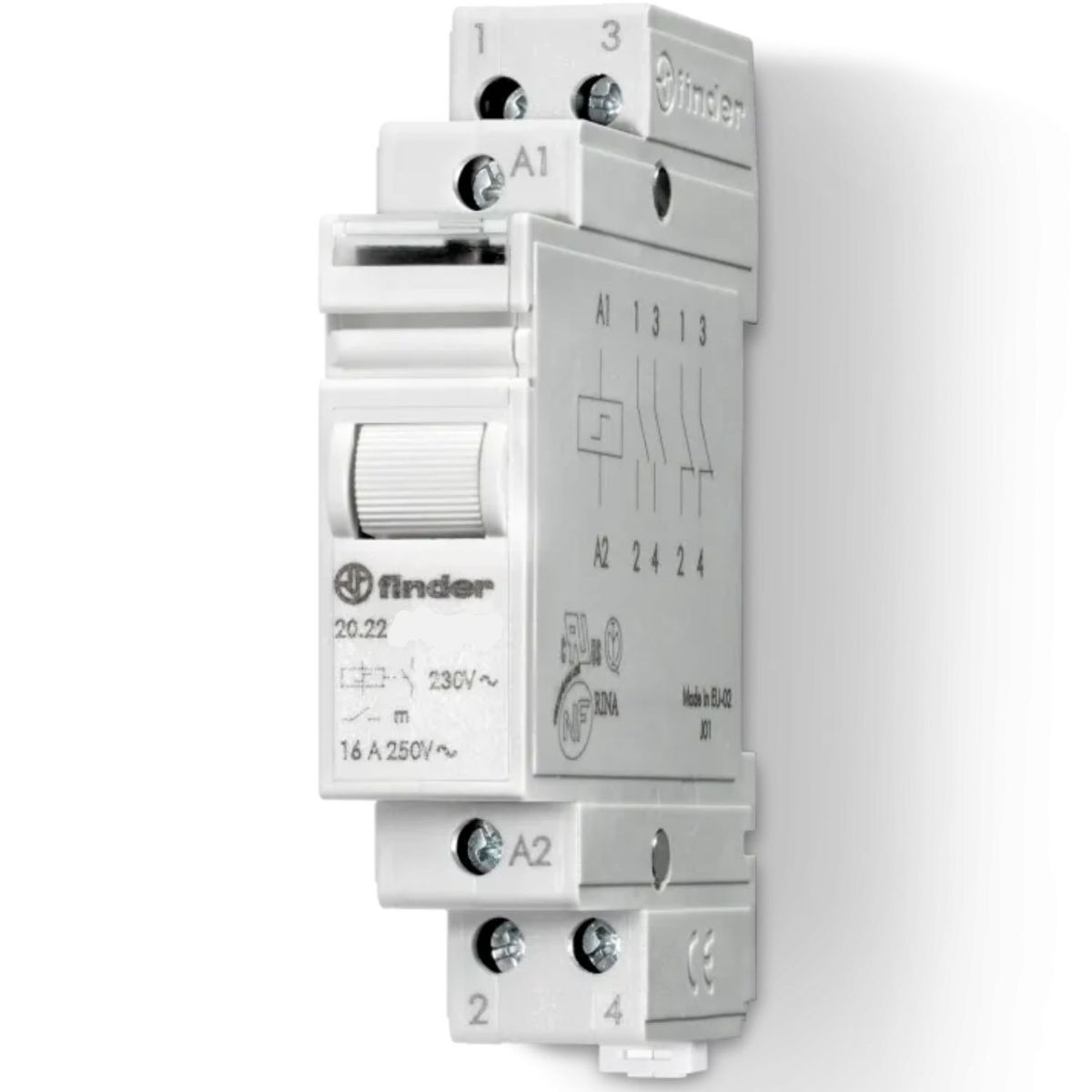 Finder 202290120000 Step By Step Relay 12v Dc 2no 16a 1m